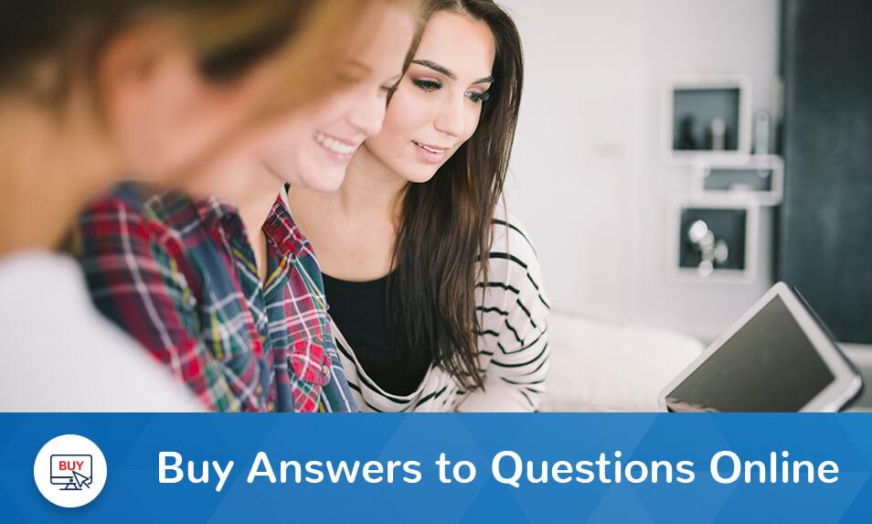 Buy Answers to Questions Online from a Chief Company in the Industry
